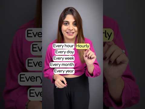 Adverbial Phrases Of Frequency - English Speaking Practice #vocabulary #learnenglish #speakenglish