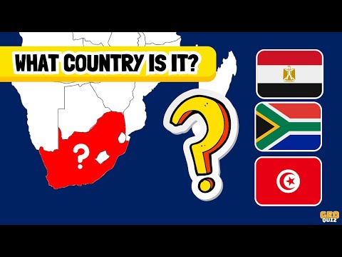 Guess The Country On The Map - AFRICA | Geography Quiz | Quiz Show