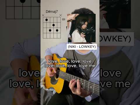 Learn NIKI's 'LOWKEY' on Guitar: Step-by-Step Chord Diagrams! 🔥