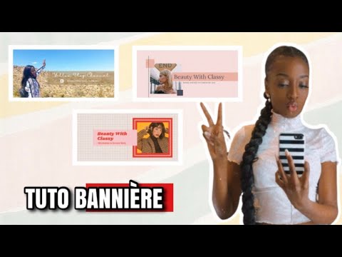 Comment faire UNE BANNIERE YOUTUBE facilement ? Avec les bonnes dimensions et sans logiciel | Facile