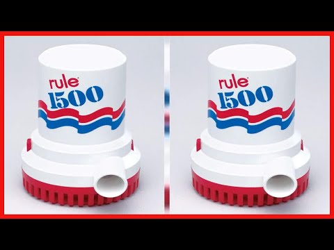 Rule Bilge Pumps, 1500 GPH Non-Automatic
