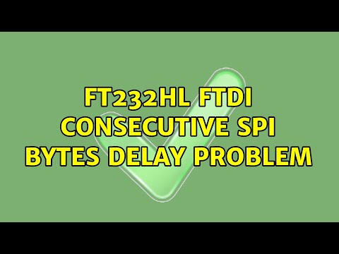 FT232HL FTDI consecutive SPI bytes delay problem (3 Solutions!!)