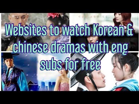 Websites to watch Korean & chinese dramas with English subtitles for free #websites #chinese #korean