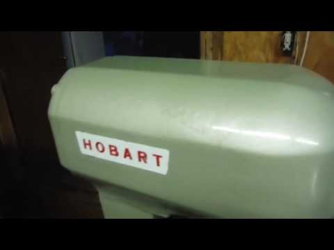 BID ON EQUIPMENT: Item 292311 - 12 Qt. HOBART A 120 Mixer with Stainless Steel Bowl, Hook, Paddle