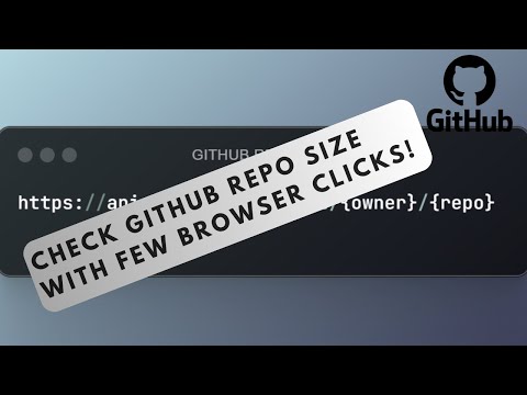 How to Check GitHub Repo Size Without Extensions | Simple Browser Method