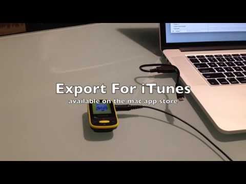 Transfer iTunes playlists to SanDisk Clip Sport MP3 Player (Mac)