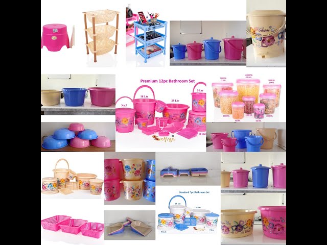 Plastic Buckets - Plastic Household Products Manufacturer from Rajkot