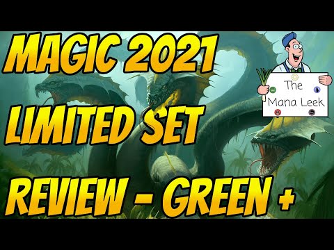 Magic Core Set 2021 Limited Set Review - Green/Artifacts/Lands