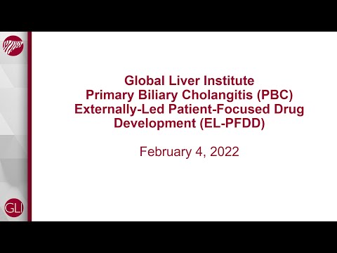 GLI Primary Biliary Cholangitis (PBC) Externally-Led Patient-Focused Drug Development (EL-PFDD)