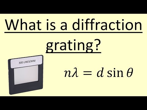 4.19 What is a diffraction grating