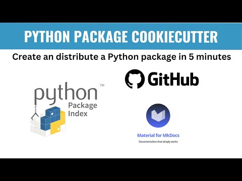 Create a Python package with a cookiecutter template