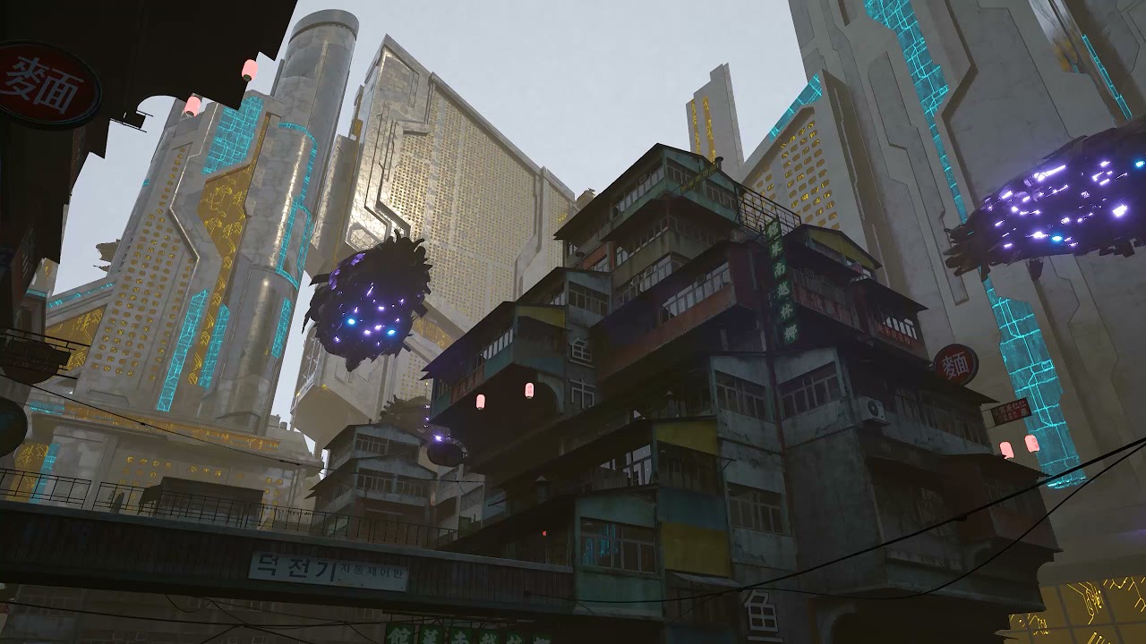 Cyberpunk science fiction | D5 Render