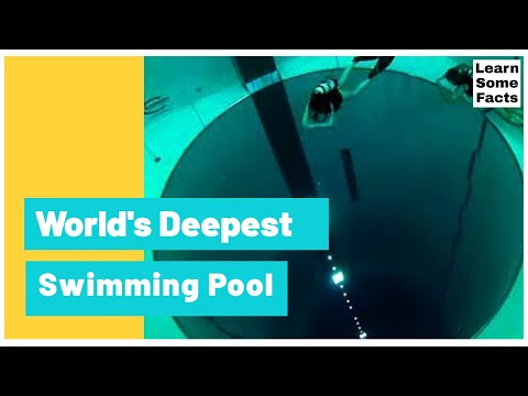 The world deepest swimming pool opens for divers in Poland