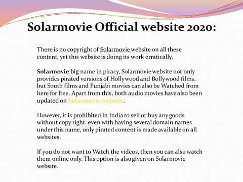 Top SolarMovie Proxy Alternatives