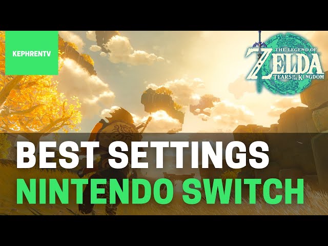 Best Nintendo Switch settings for The Legend of Zelda Tears of the Kingdom