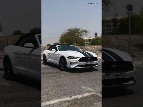 Ford Mustang V4 Convertible 😻❤️🔥 #shorts #rentacardubai #carrentaldubai #ford #mustangs