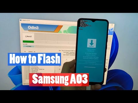 How to Flash Samsung Galaxy A03 (SM-A035F, SM-A035M) | Flash firmware Android 11 with ODIN3