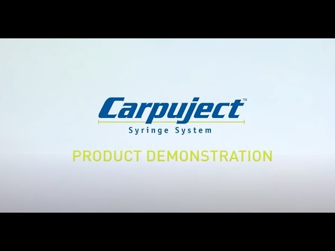 How to use the CARPUJECT™ Syringe System