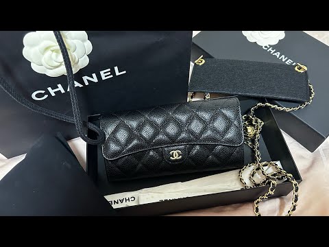 Chanel classic flap wallet finally arrived ππ
