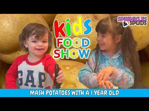 Mashed Potatoes with a 👶 1 year old | Kids Food 🍽 Show