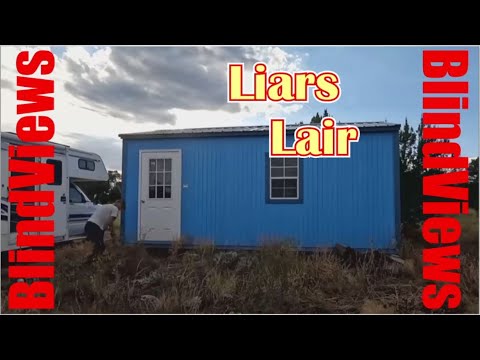 Repoed RV and naming a blue shack