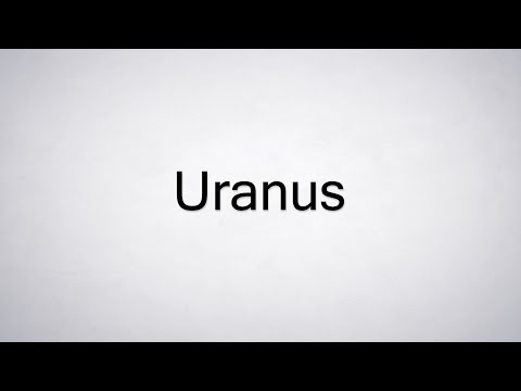 How to Pronounce Uranus