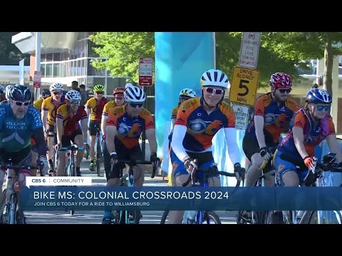Watch start of 2024 Bike MS: Colonial Crossroads