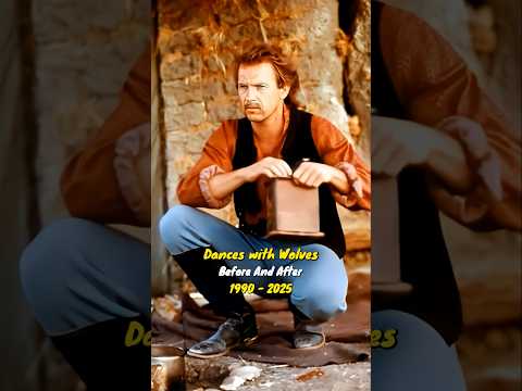 Dances with Wolves (1990) β Then and Now! #evolution #danceswithwolves #shorts