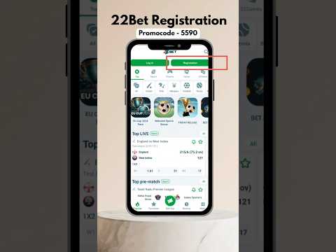 How to Register in 22bet | 22bet Registration | 22bet account #22bet #shorts #shortsfeed #bonus