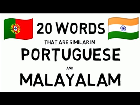Classic Similiarities of the languages Malayalam And Portuguese | Language PART-1| @factsmojomalayalam