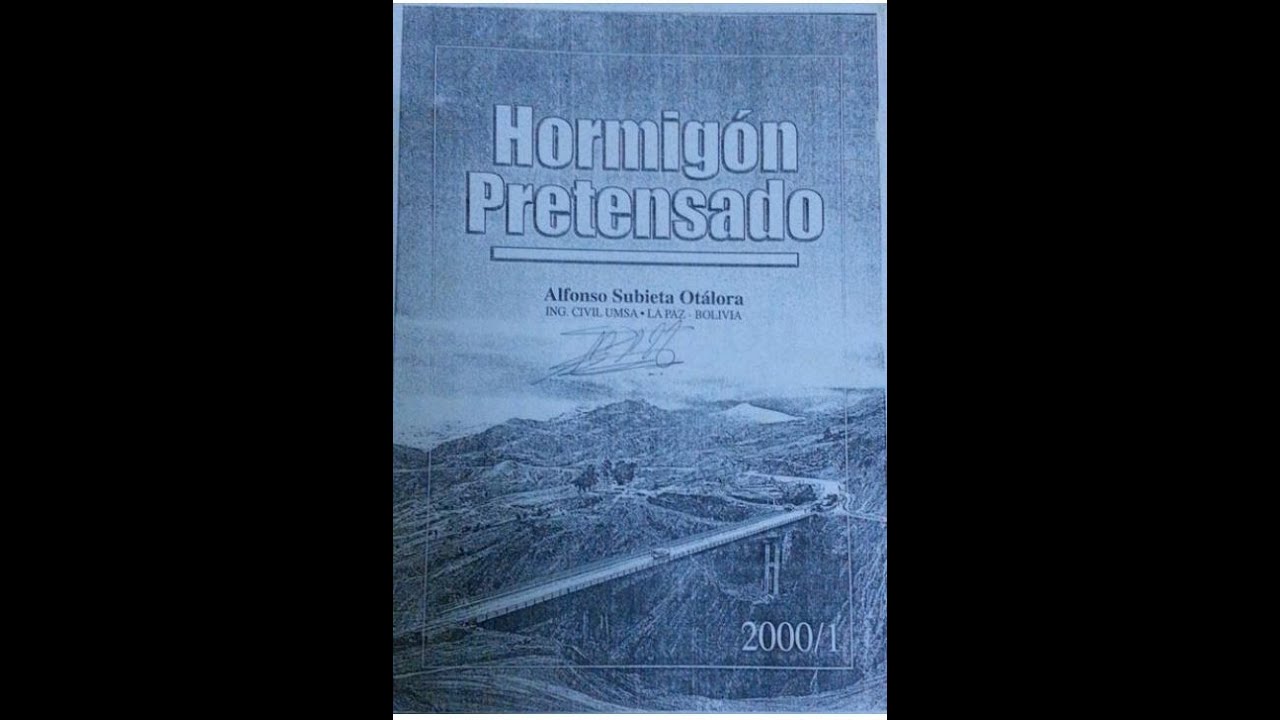 📚 HORMIGÓN PRETENSADO - ALFONSO SUBIETA OTÁLORA // DESCARGA LIBRO GRATIS #hormigonpretensado