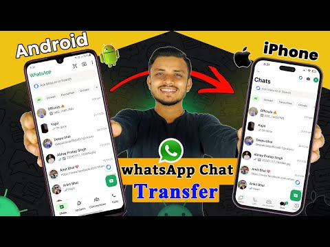 How to transfer whatsapp chats from android to iphone in Minutes | WhatsApp Transfer 2025