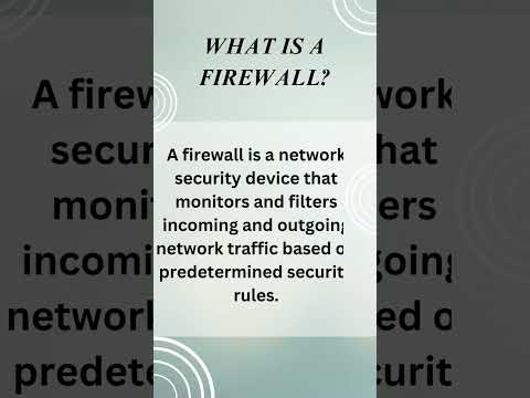 What is a firewall?