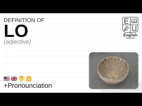 LO meaning, definition & pronunciation | What is LO? | How to say LO
