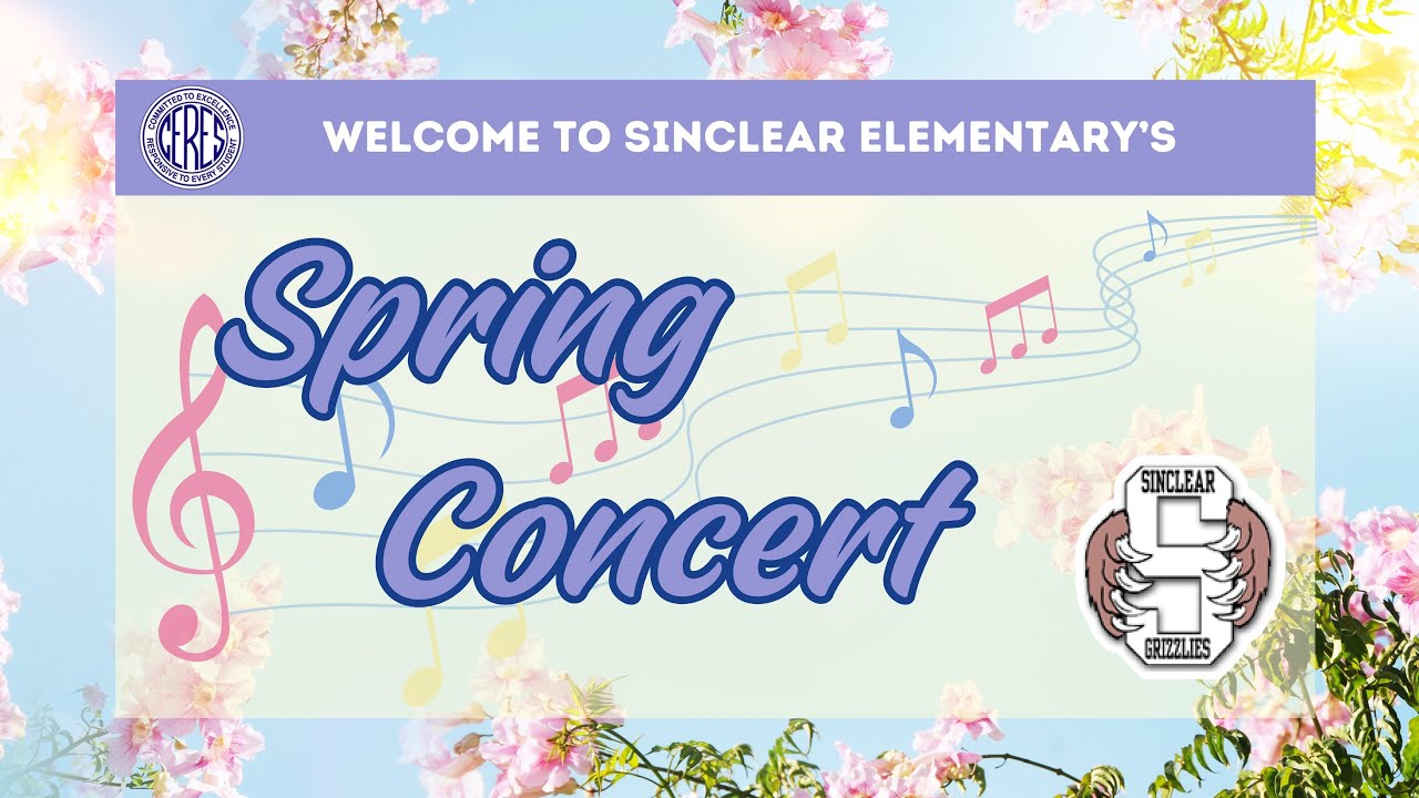 Sinclear Elementary School Spring Concert 2025