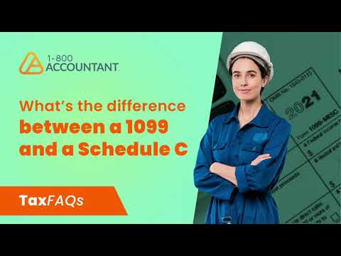 What's the Difference Between a 1099 and a Schedule C? - TaxFAQs