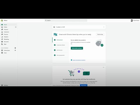 Shopify Tutorial: Using the Shopify Admin