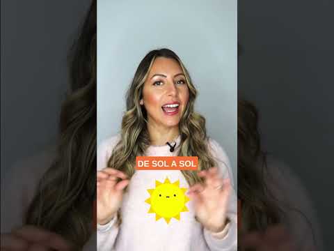 ¿Cómo se dice "From sun-up to sun-down" en español? #shorts