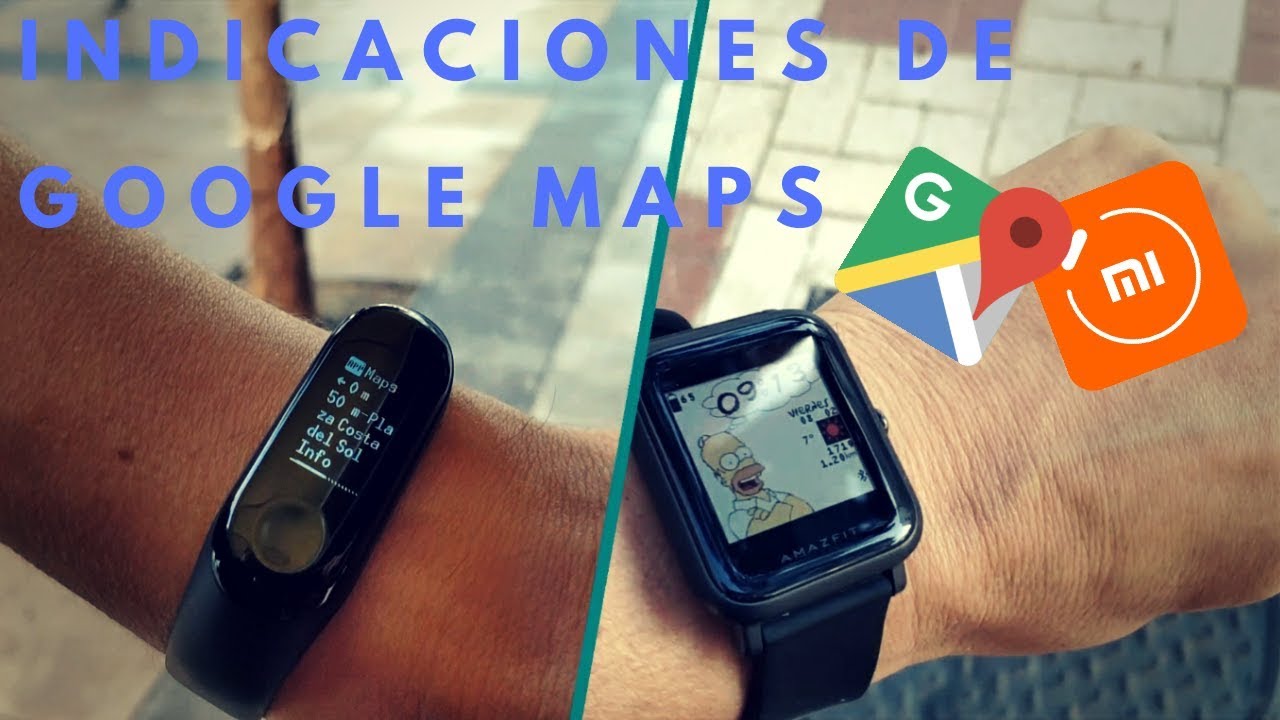 Como tener las indicaciones de Google MAPS en MI BAND 3 y Amazfit BIP