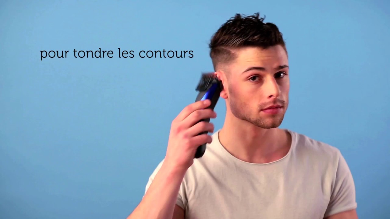 Tutoriel coupe cheveux homme : Side Swept et dégradé avec la tondeuse Precison Cut HC5900