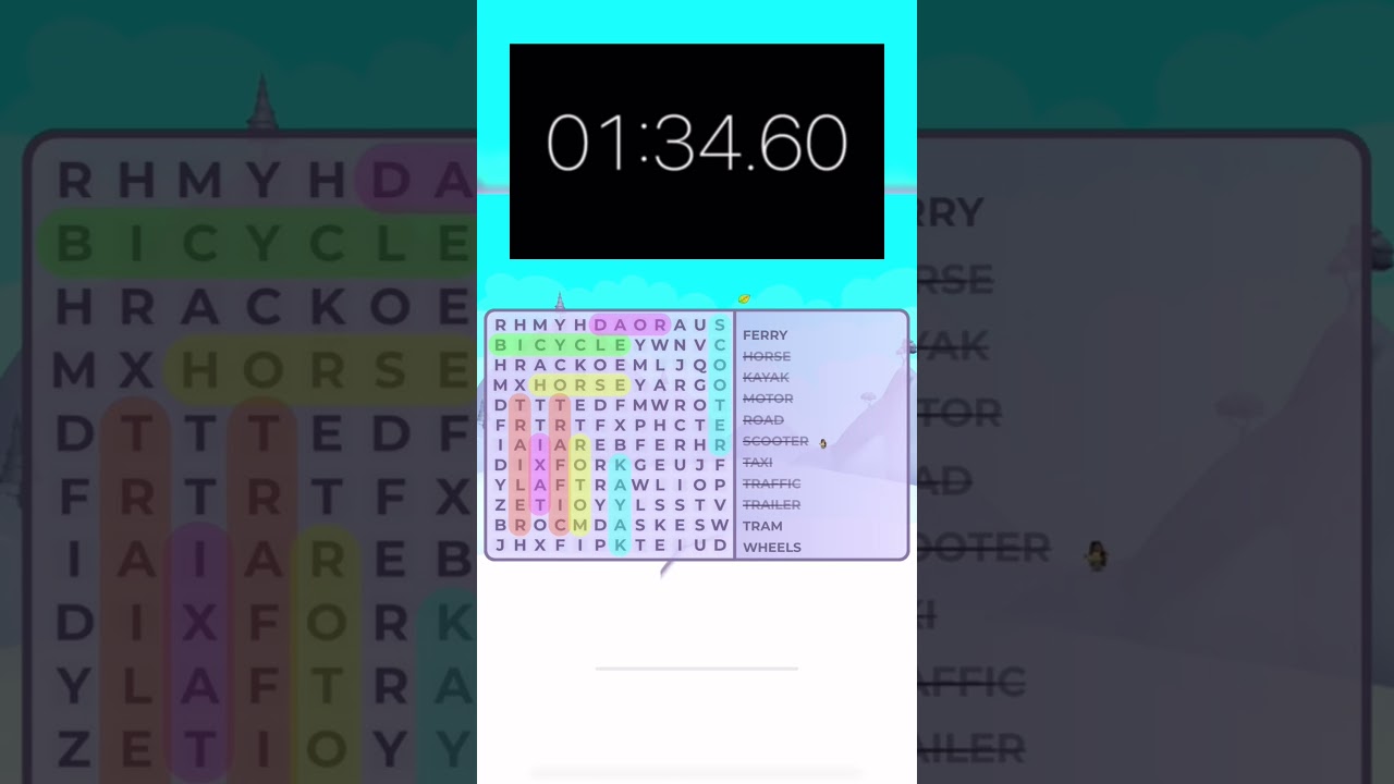 seeing how fast I can do a word search #roblox #wordsearch #cool
