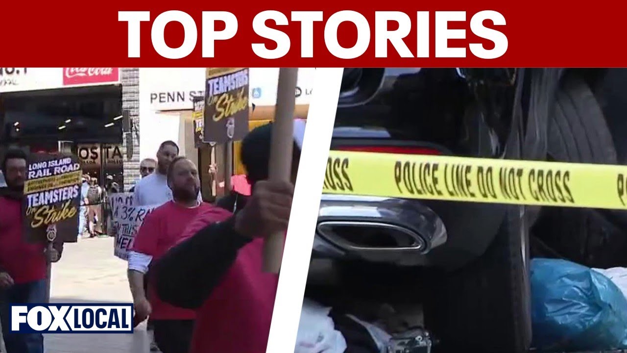 Long Island Railroad workers strike; Deadly sidewalk crash on Upper West Side | TOP STORIES