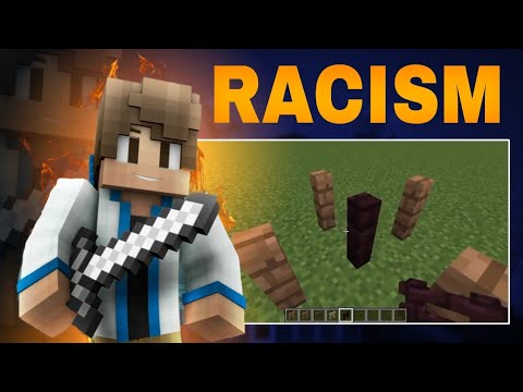 MINCRAFT but FENCES are RACIST🤯 | minecraft 100 days | minecraft smp | minecraft mods |