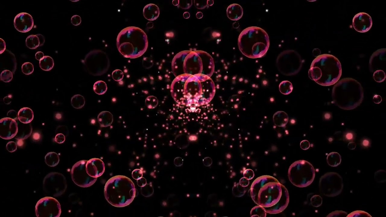 Red bubbles background | Bubbles wallpaper