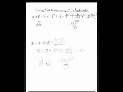 26 mth034 dividing mixed numbers using prime factorization
