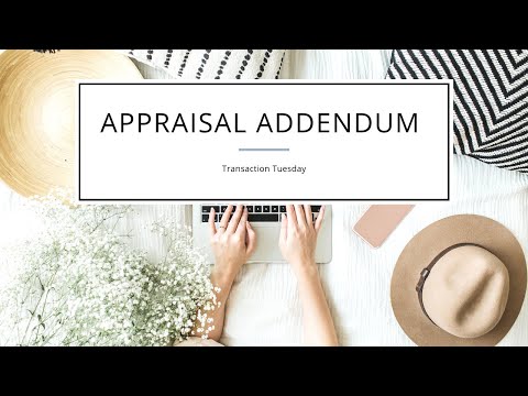 Appraisal Addendum in North Carolina