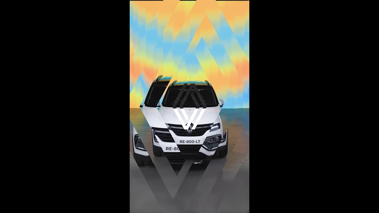 #Renault #Kwid makes a striking first impression with two tone paintwork and a wide SUV stance