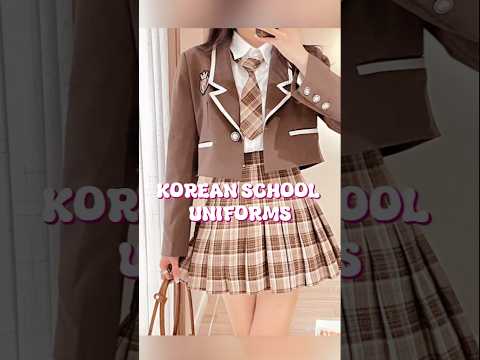 Sweet Korean school uniforms 🎀✨️ #koreanstyle #koreanoutfits #trending #beautyguide