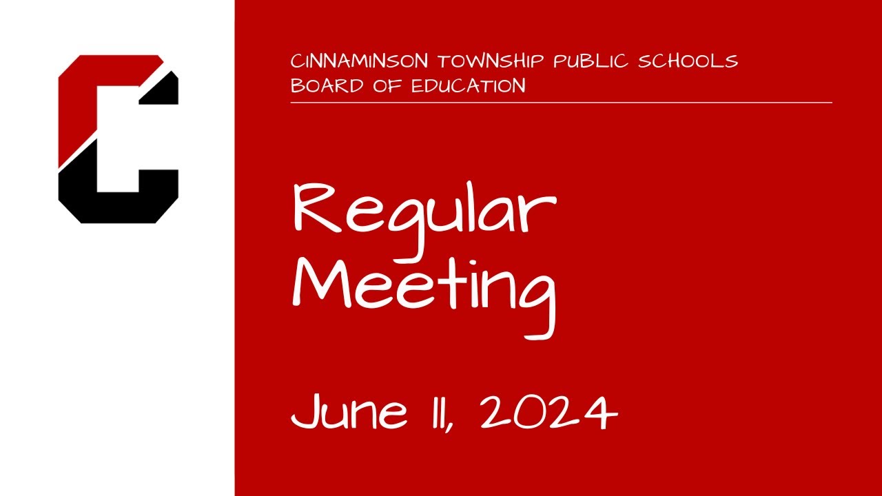 Board of Education Meeting - June 11, 2024