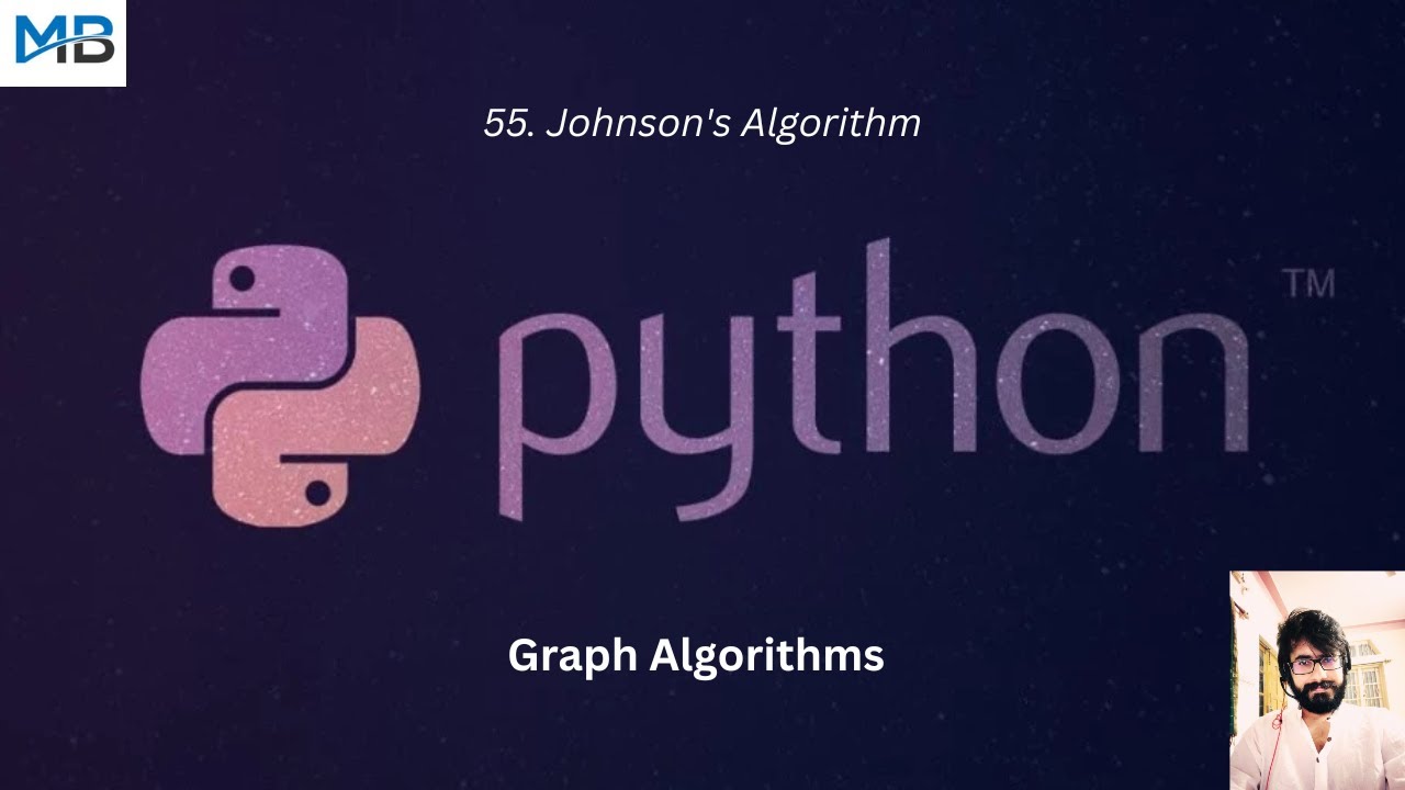 55. Johnson's Algorithm in Python